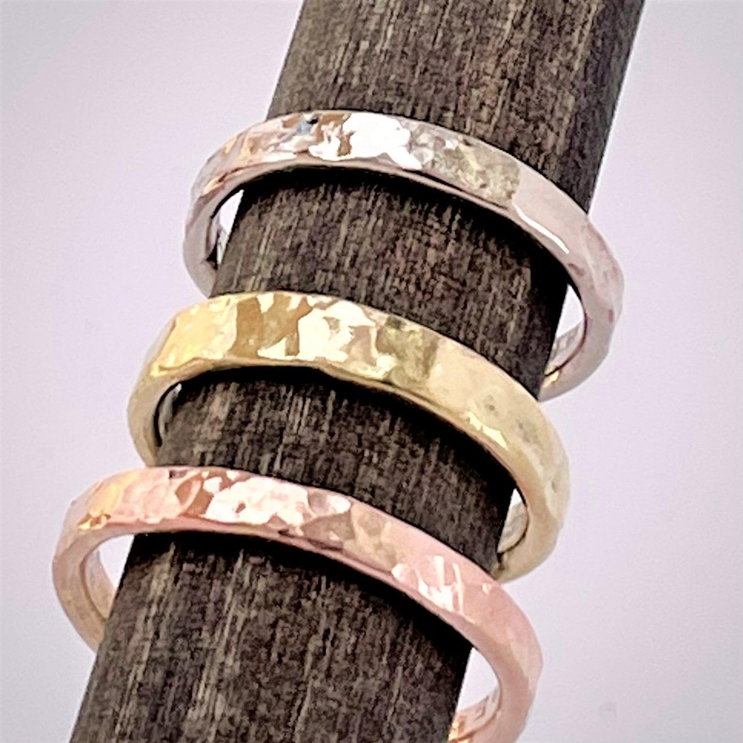 gold cremation rings unique and individually hand made – Outside Sol